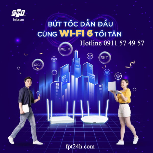 Gói cước LUX FPT công nghệ wifi 6 cho doanh nghiệp - Lắp WiFi FPT